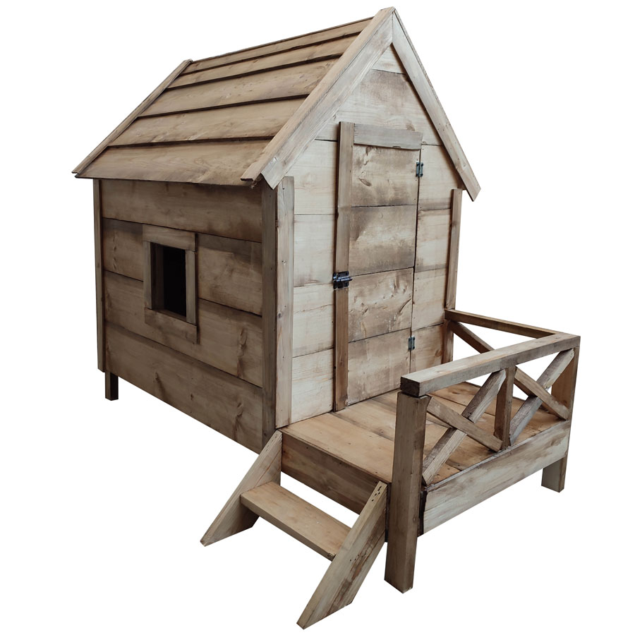 لانه سگ چوبی مدل L17 | هیوا پت