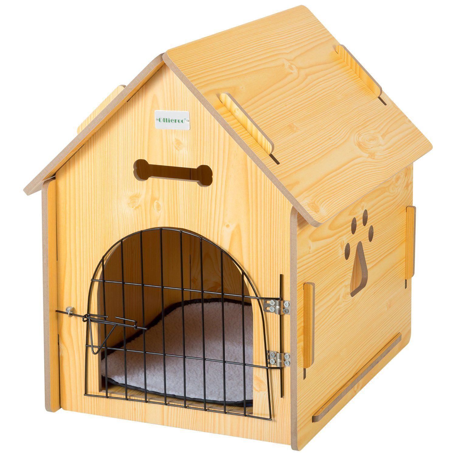 خانه سگ چوبی مدل L02 | هیوا پت