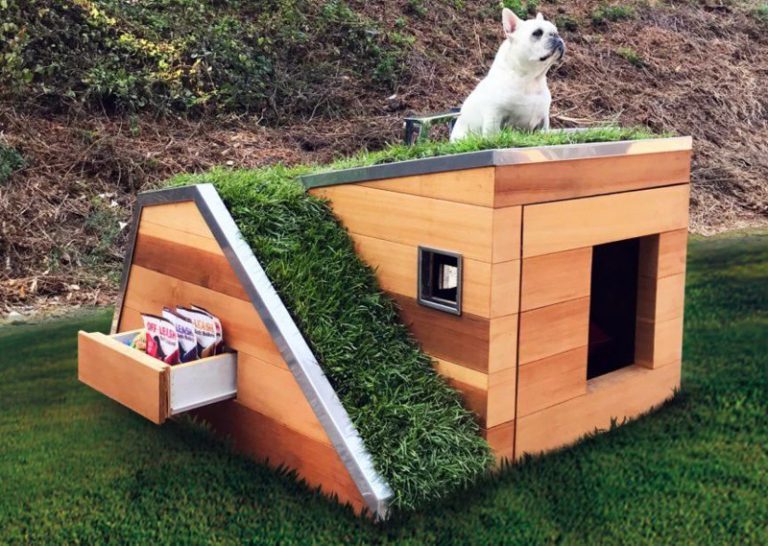 خانه سگ چوبی مدل L55 | هیوا پت